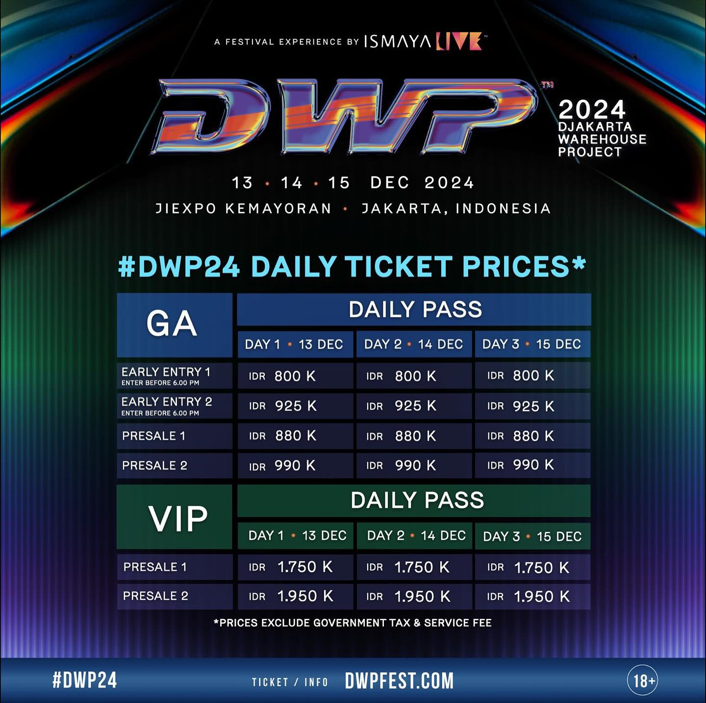 DJAKARTA WAREHOUSE PROJECT 2024 MULAI MENJUAL TIKET DAILY PASS - Indo ...